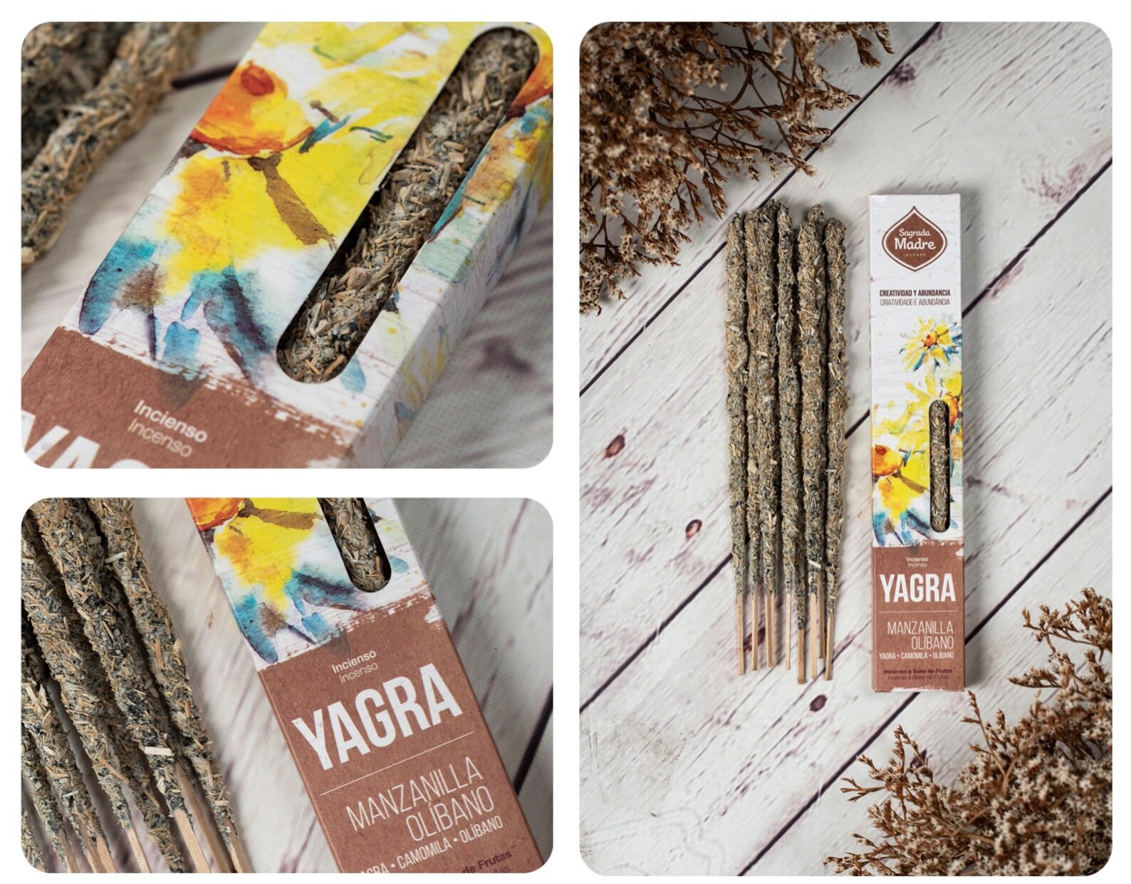 Sagrada Madre Yagra Incense Sticks: Aromatherapy Blends - Etsy