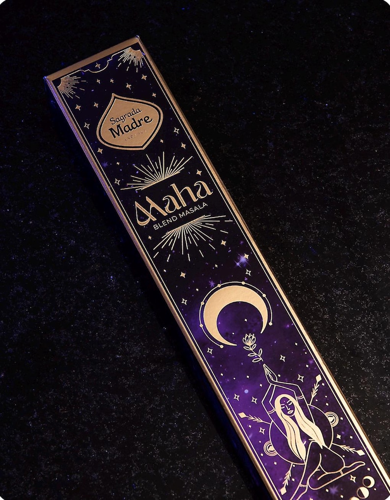 Sagrada Madre Maha Blend Masala Incense: Handmade Aromatherapy Sticks - Etsy