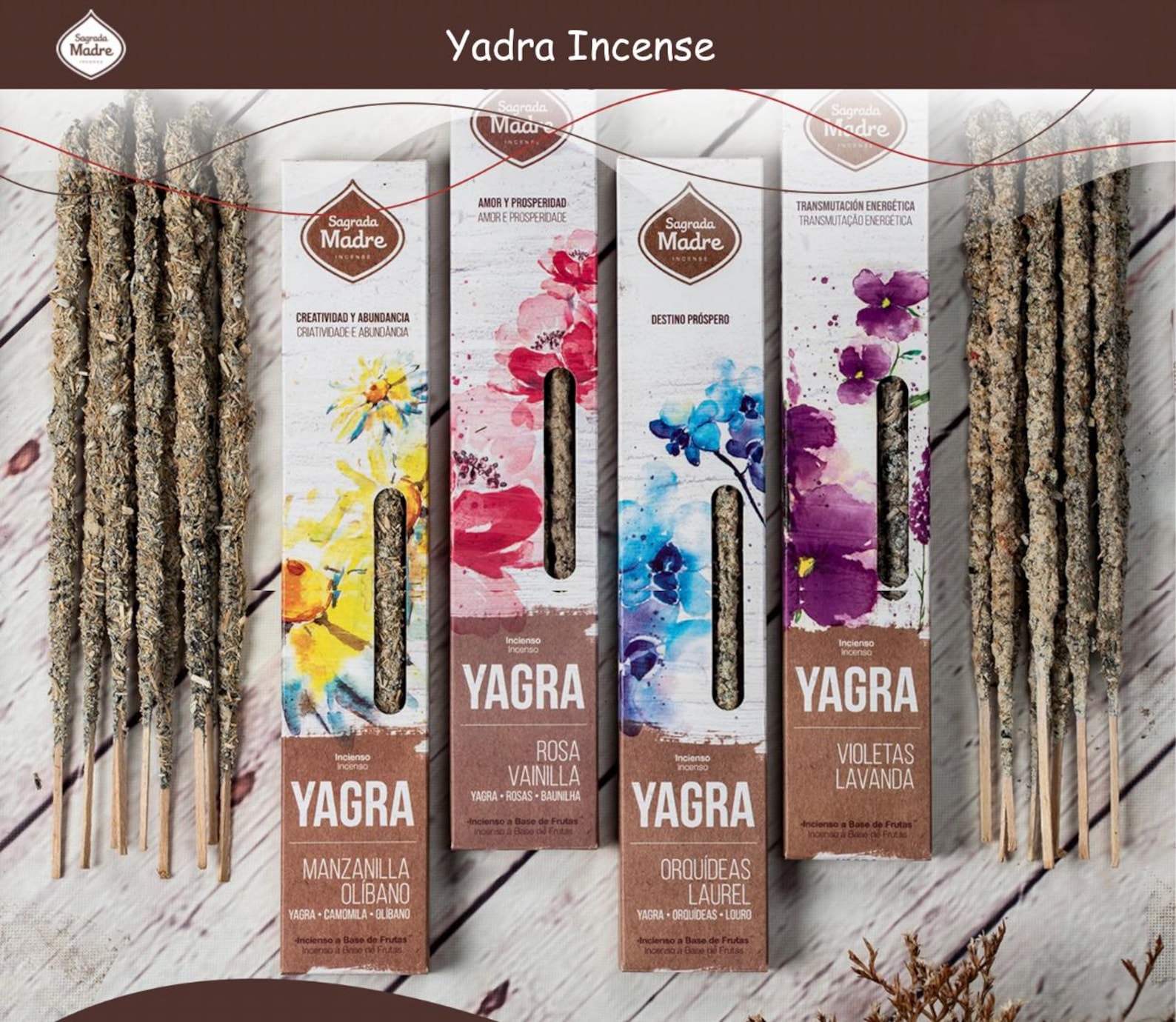 Sagrada Madre Yagra Incense Sticks: Aromatherapy Blends - Etsy