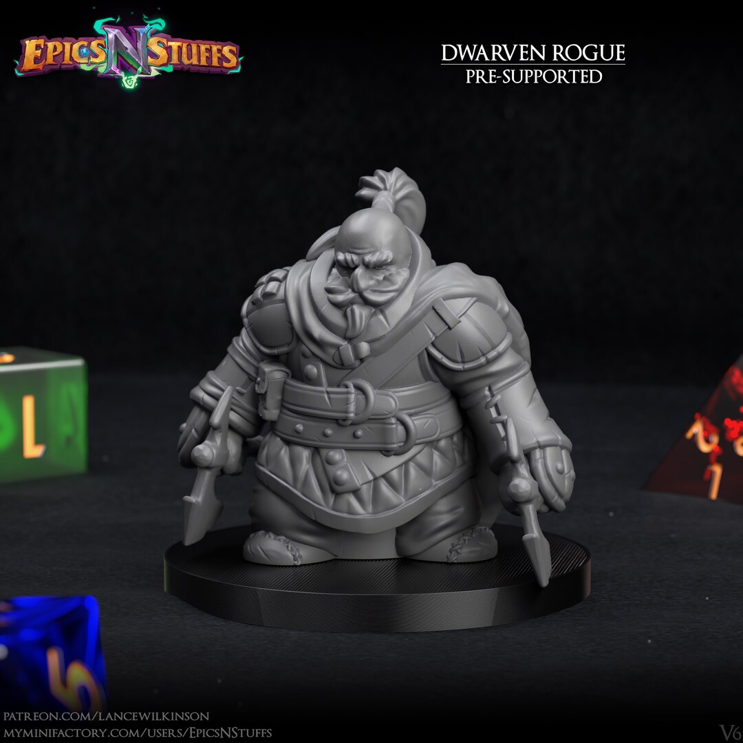 Dwarven Rogue - Etsy