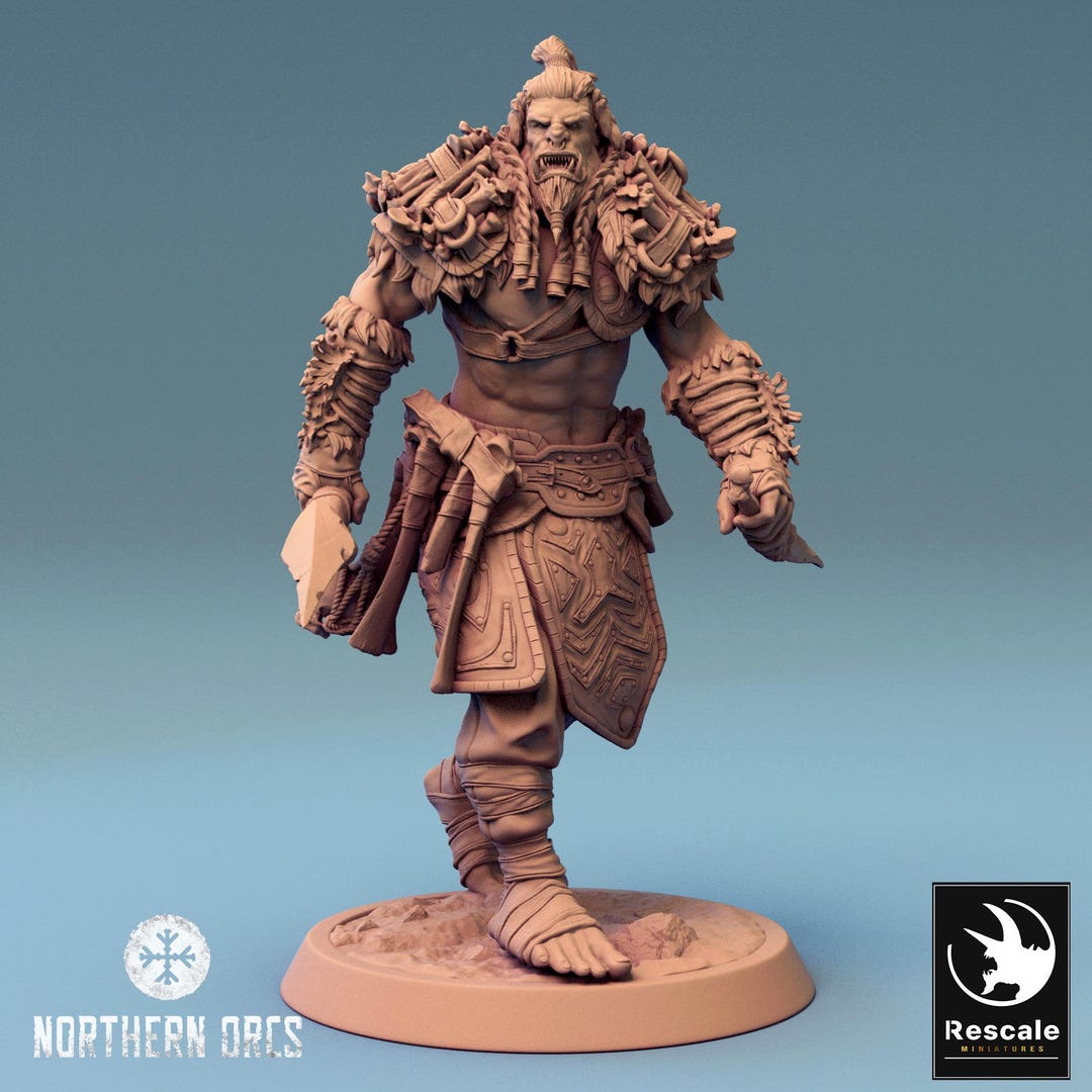 Orc Dagger Walk-rescale Miniatures northern Orcs - Etsy