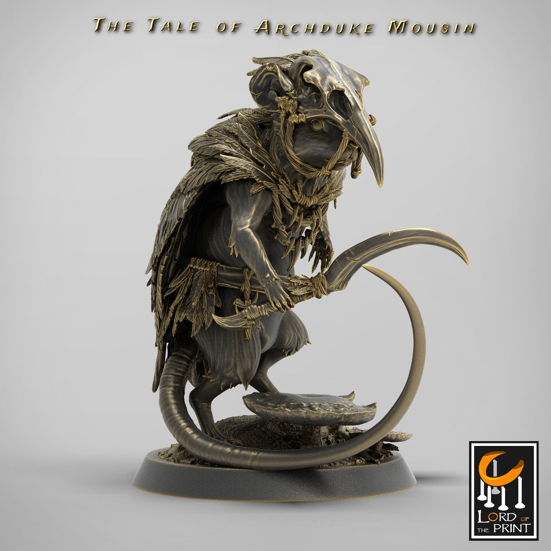 Mouse Rogue Looking Right-lord of the Print-take of Archduke Mousin 1 ...
