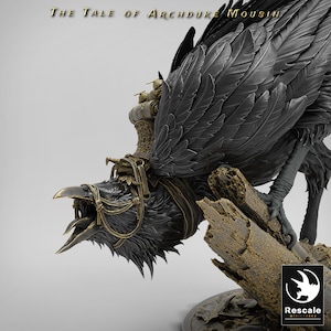 Raven and Mouse-rescale Miniatures -tale of Archduke Mousin 1 - Etsy