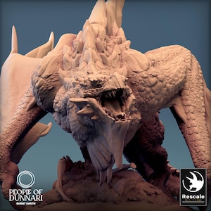 Dunnari Sand Wyvern Jump-rescale Miniatures -people of Dunnari - Etsy