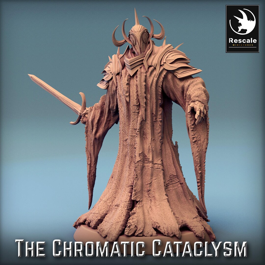 Tiamat Shadow Attack-rescale Miniatures-the Chromatic Cataclysm - Etsy