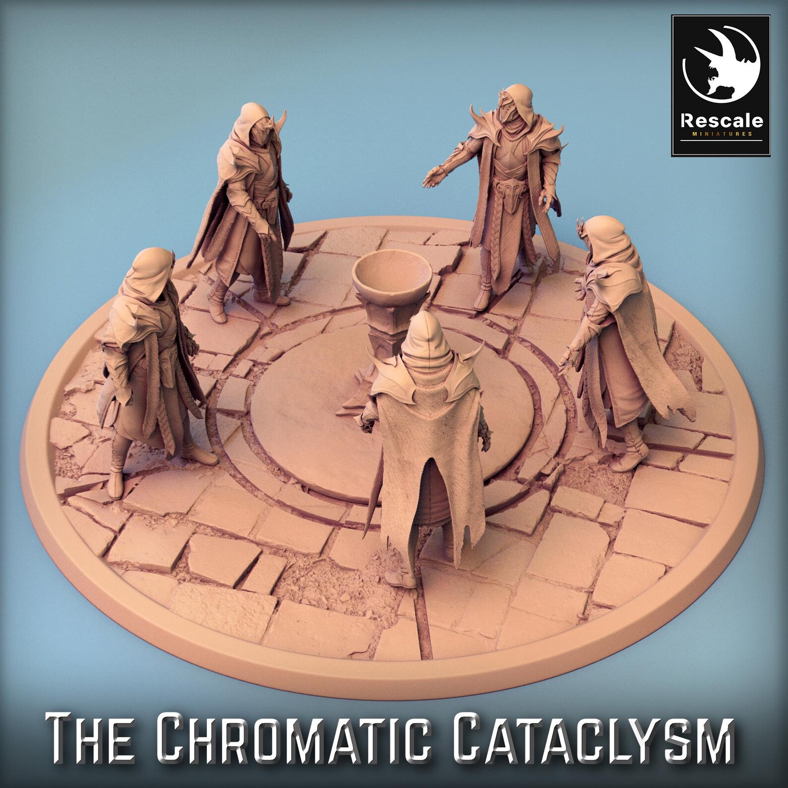 Cultist Circle-rescale Miniatures-the Chromatic Cataclysm - Etsy