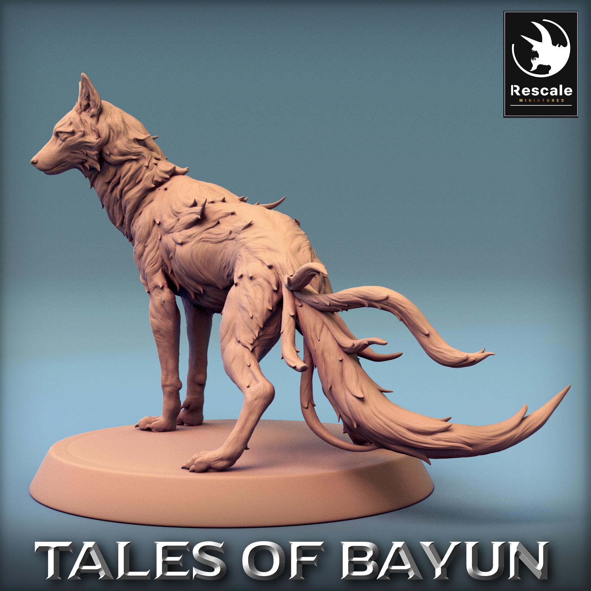 Bayun Wolf-rescale Miniatures -tales of Bayun - Etsy