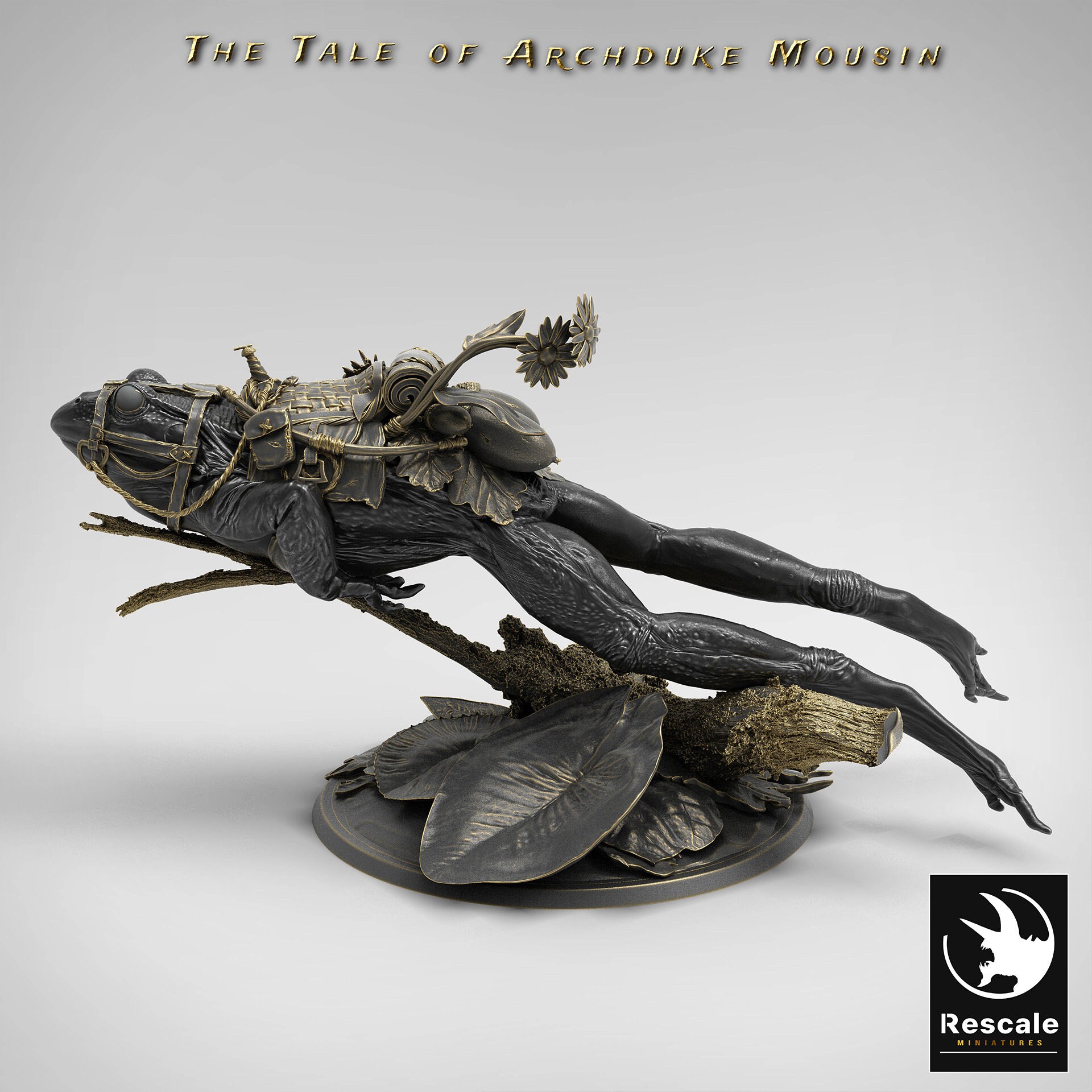 Frog Jump-rescale Miniatures -tale of Archduke Mousin 1 - Etsy
