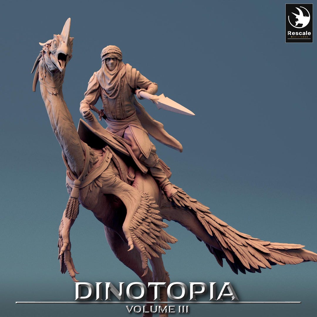 Oviraptor Stance-rescale Miniatures-dinotopia 3 - Etsy