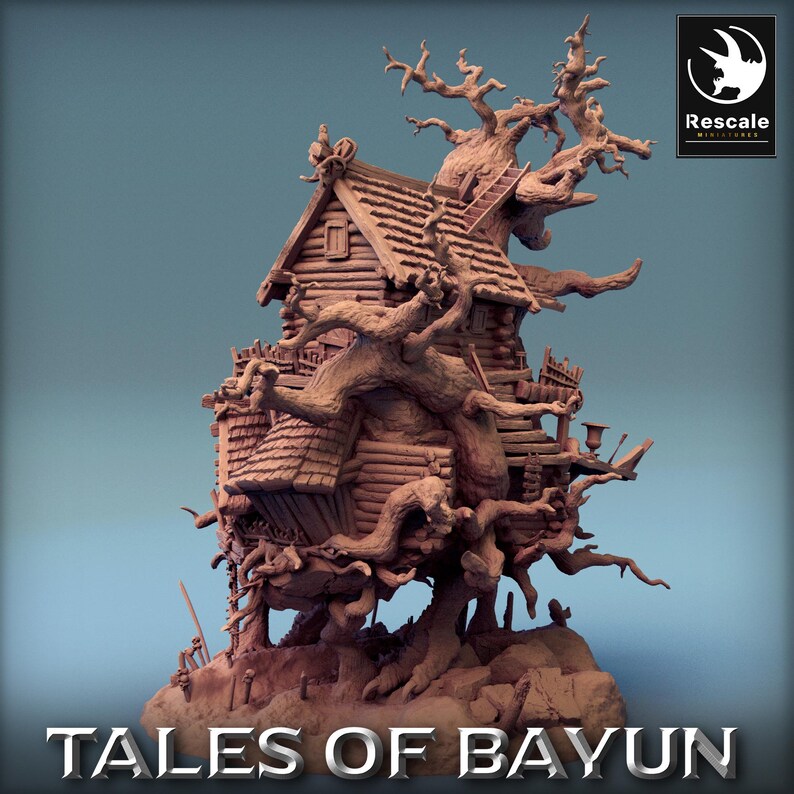 Isba Babayagas House-rescale Miniatures-tales of Bayun - Etsy