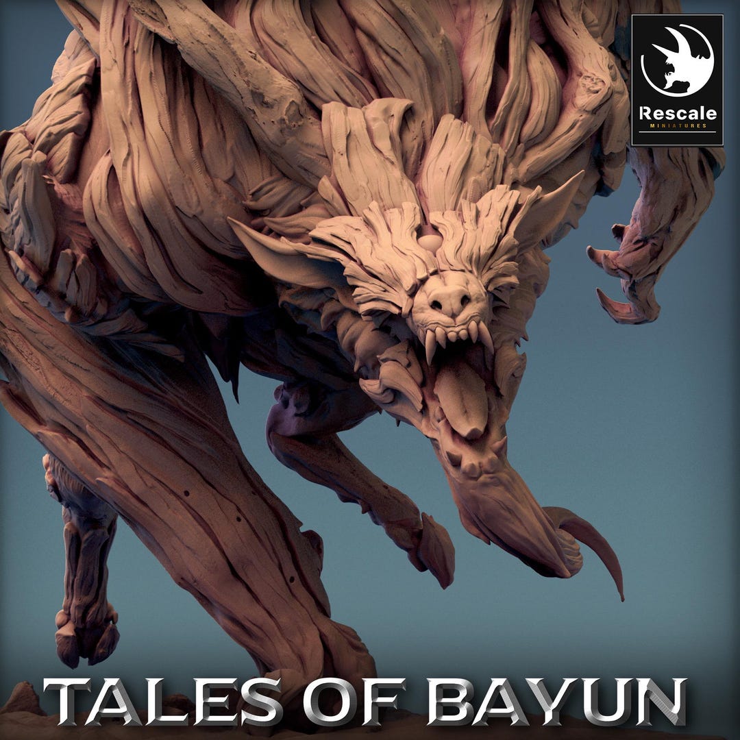 Bayun Wood Werewolf-rescale Miniatures -tales of Bayun - Etsy