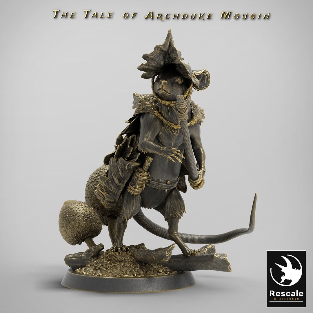 Mouse Archer Looking Right-rescale Miniatures -take of Archduke Mousin ...