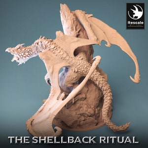 White Chromatic Dragon-rescale Miniatures -shellback Ritual - Etsy