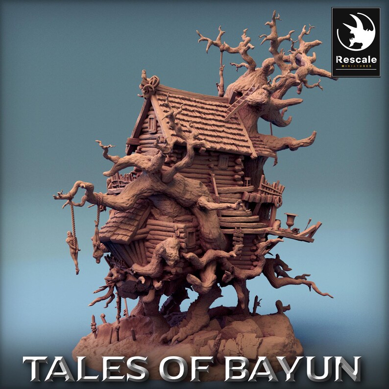 Isba Babayagas House-rescale Miniatures-tales of Bayun - Etsy