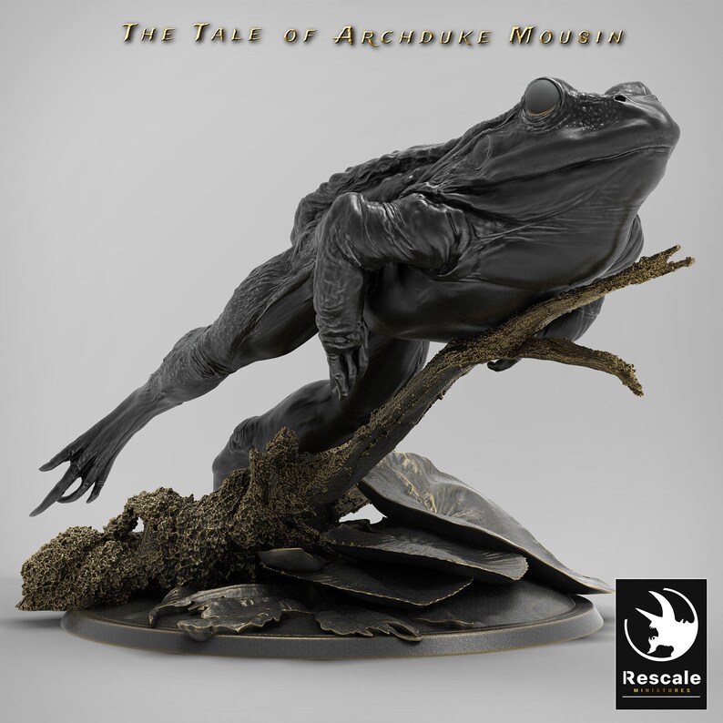 Frog Jump-rescale Miniatures -tale of Archduke Mousin 1 - Etsy