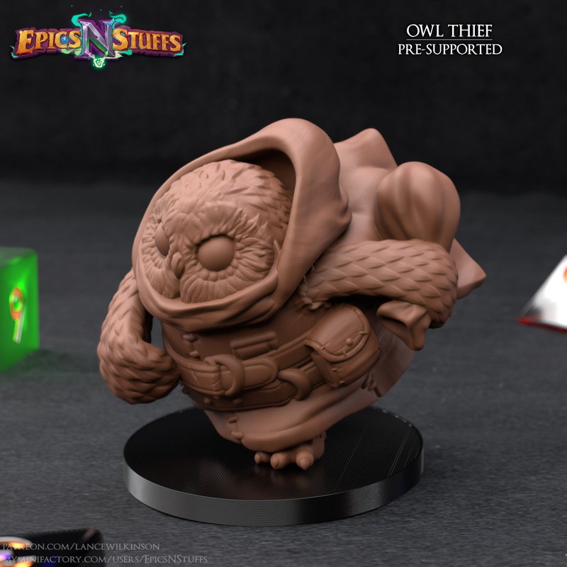 Owl Miniature Dnd - Etsy