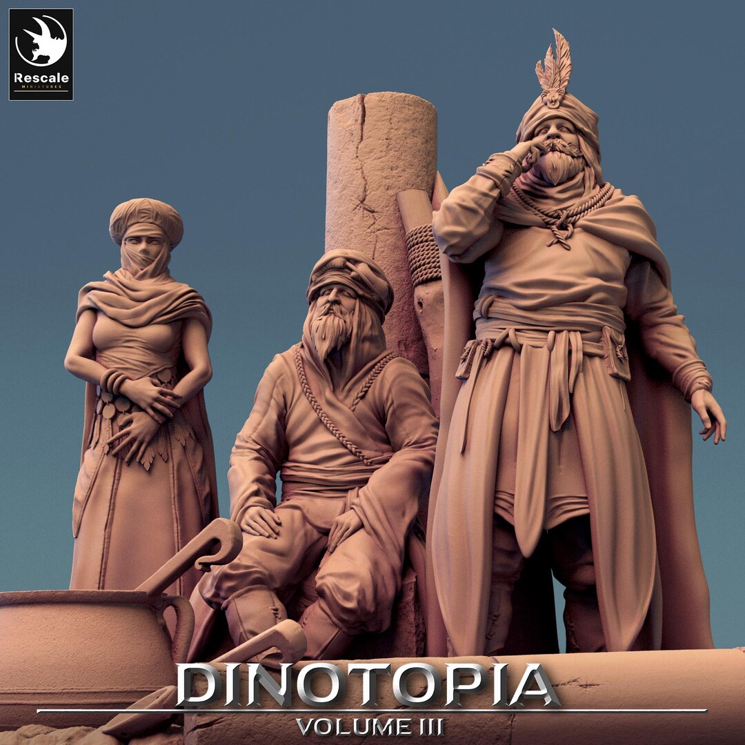 Look Diorama-rescale Miniatures-dinotopia 3 - Etsy