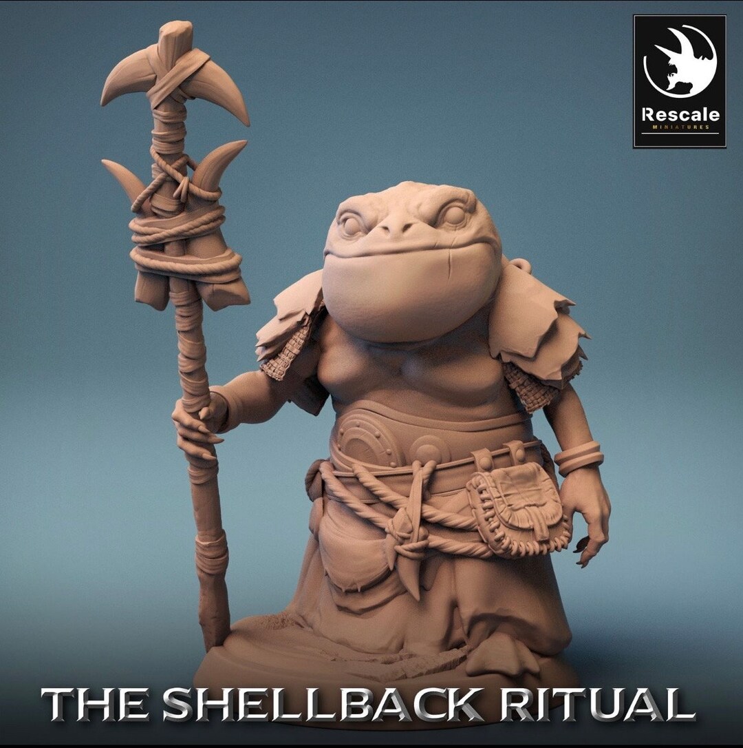 Croaker Standing-rescale Miniatures -shellback Ritual - Etsy