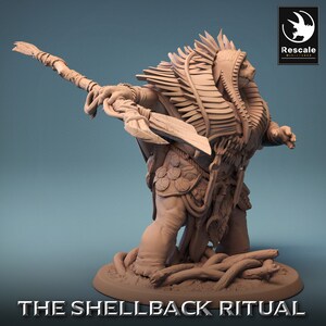 Shaman Turtle Stance-rescale Miniatures -shellback Ritual - Etsy