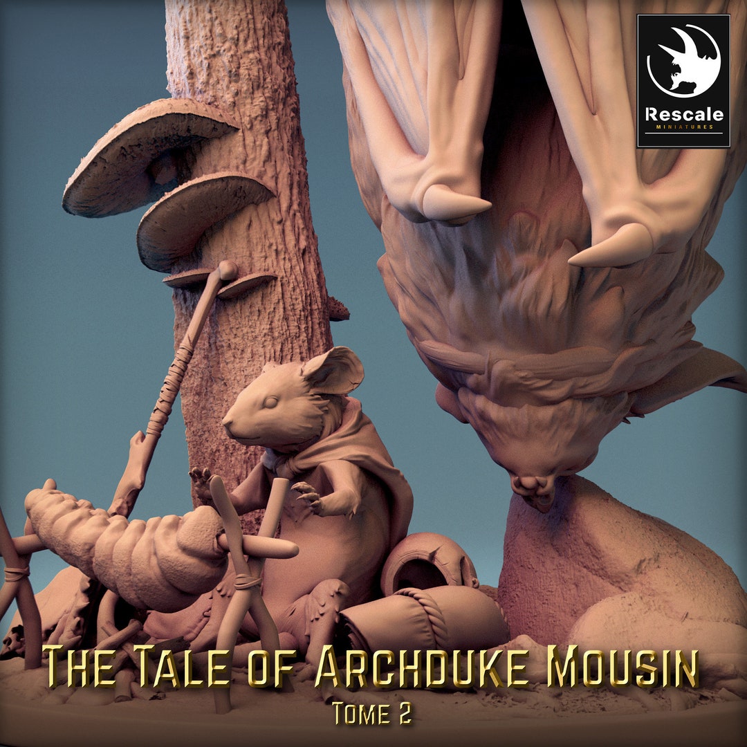 Suspended Bat-rescale Miniatures -tale of Archduke Mousin 2 - Etsy