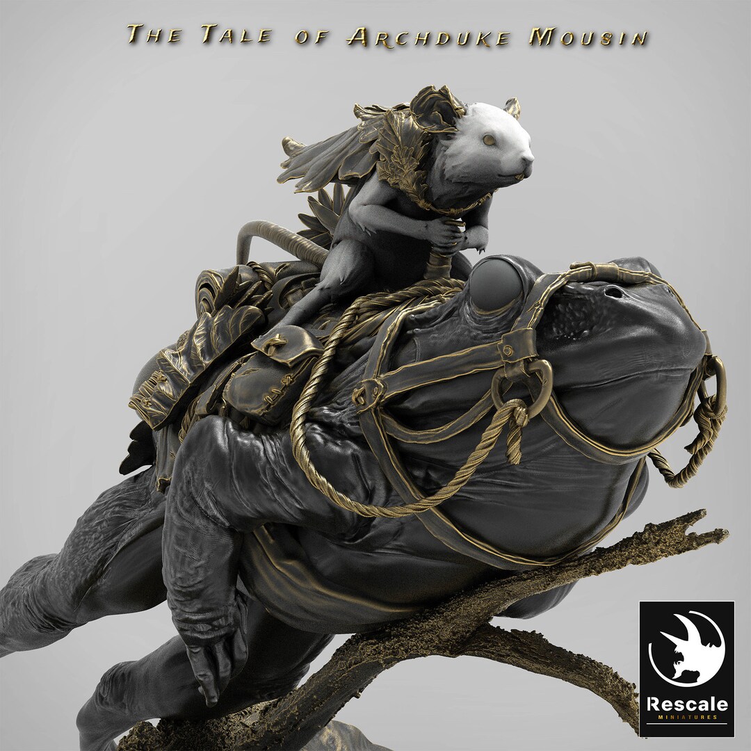 Frog Jump-rescale Miniatures -tale of Archduke Mousin 1 - Etsy