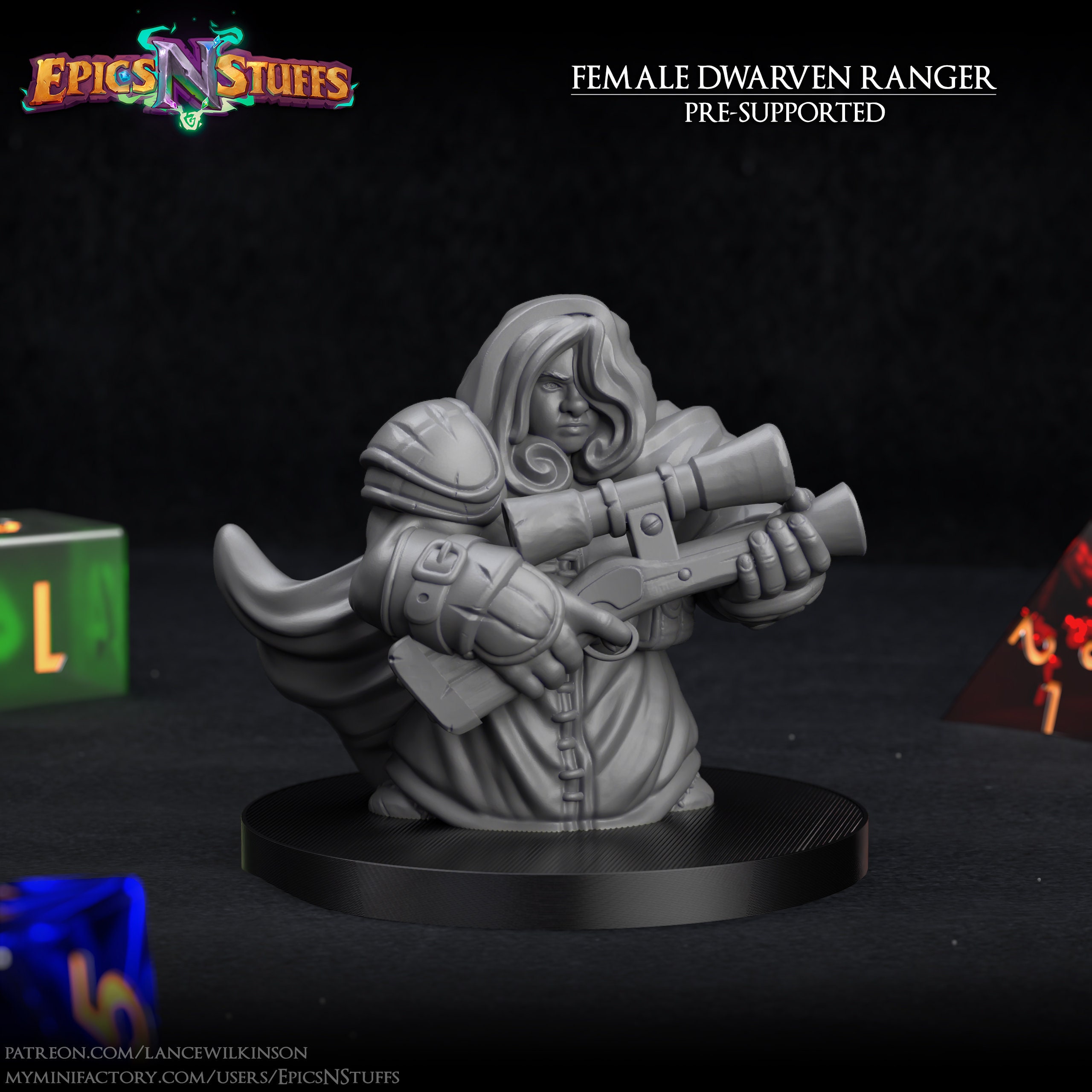 Female Dwarven Ranger - Etsy