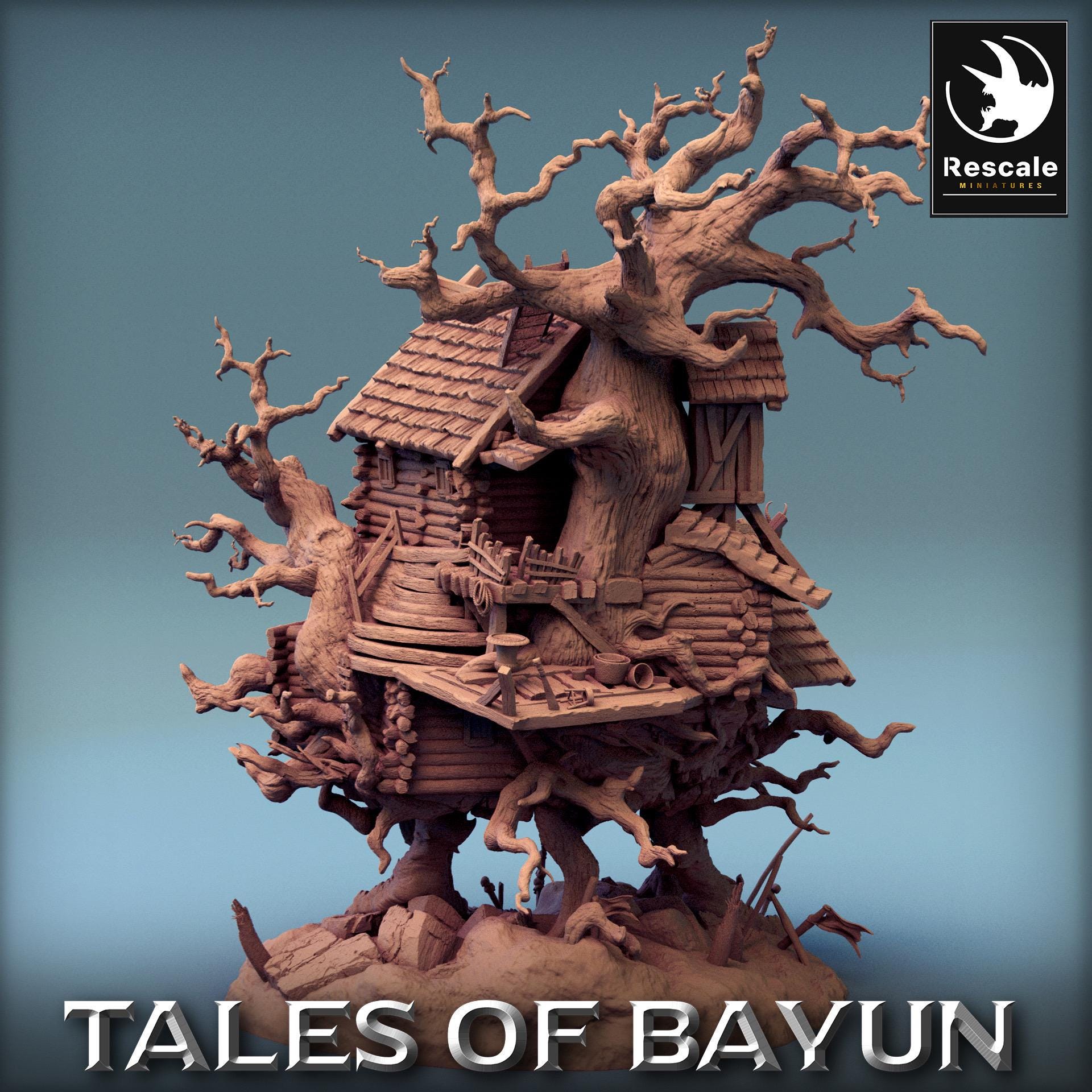 Isba Babayagas House-rescale Miniatures-tales of Bayun - Etsy