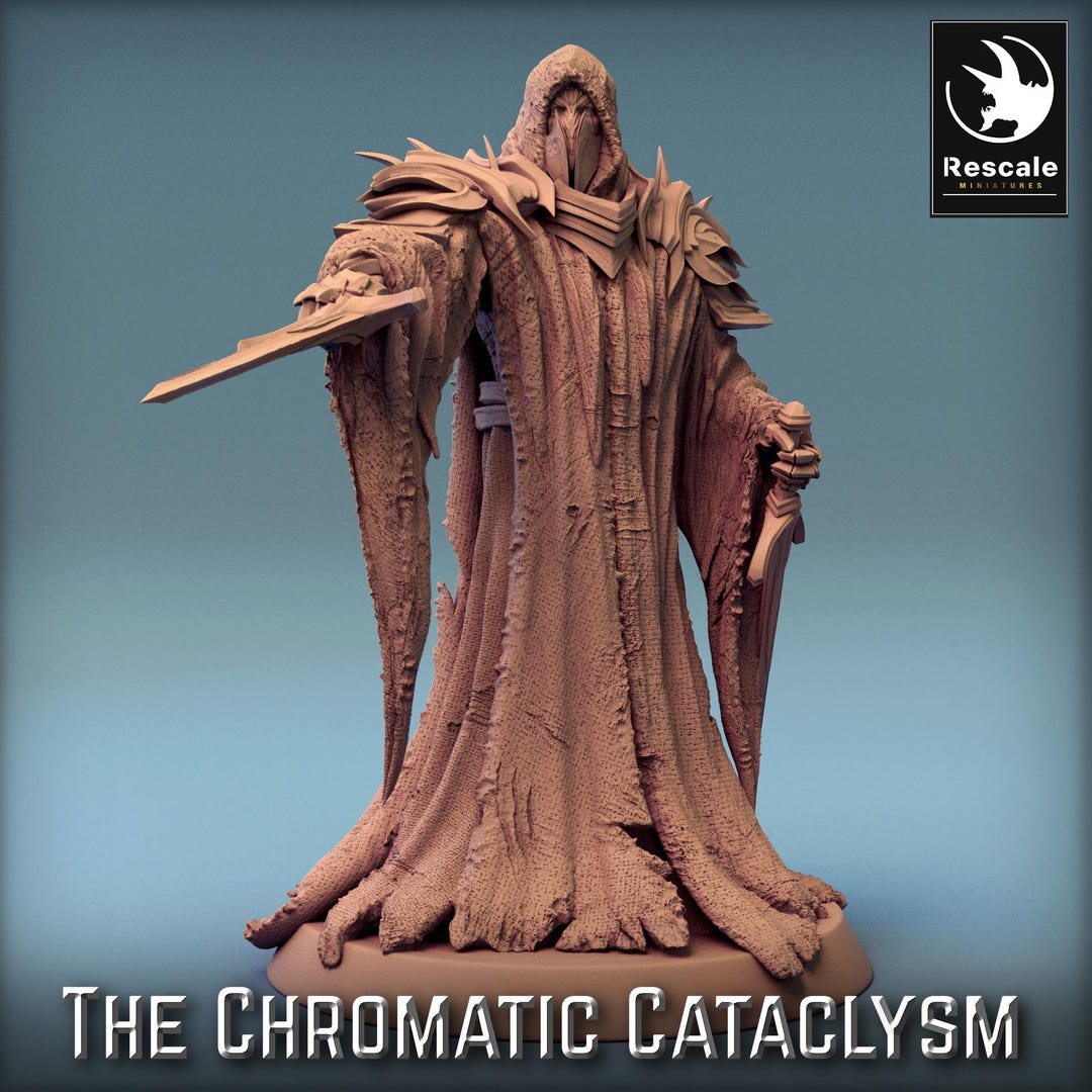 Tiamat Shadow Point-rescale Miniatures-the Chromatic Cataclysm - Etsy