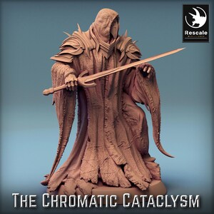 Tiamat Shadow Prep-rescale Miniatures-the Chromatic Cataclysm - Etsy