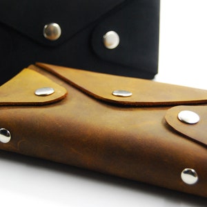 Handmade Leather Dual Phone Case: Origami Wallet (USA Duty Free) - Etsy