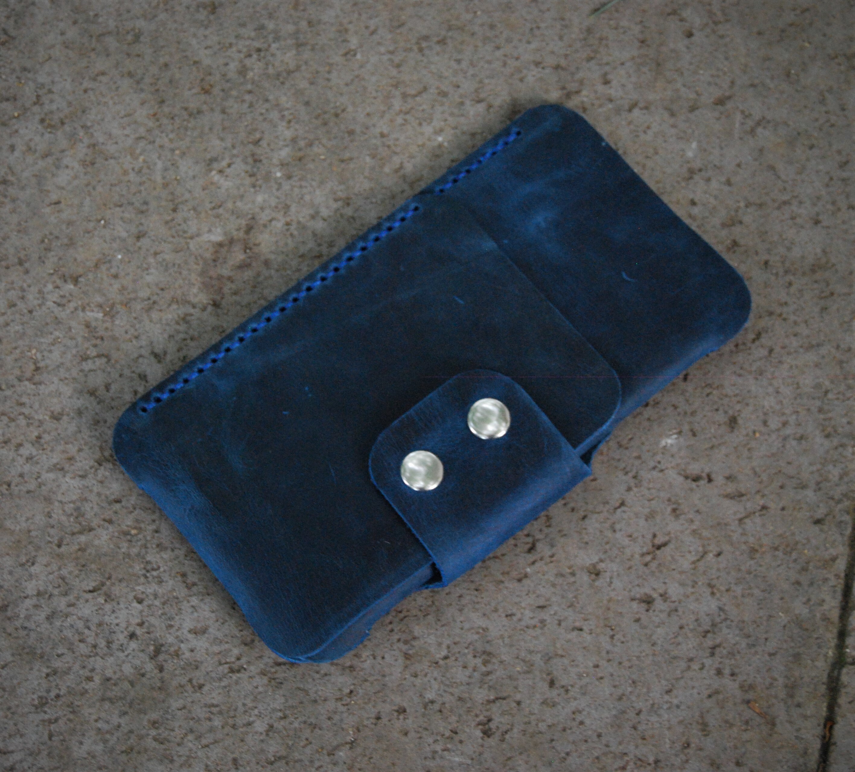 Handmade Minimal Phone Wallet, Leather Phone Case for Your Iphones and ...