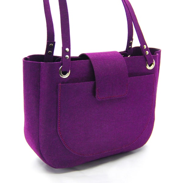 Felt Tote Bag - Etsy