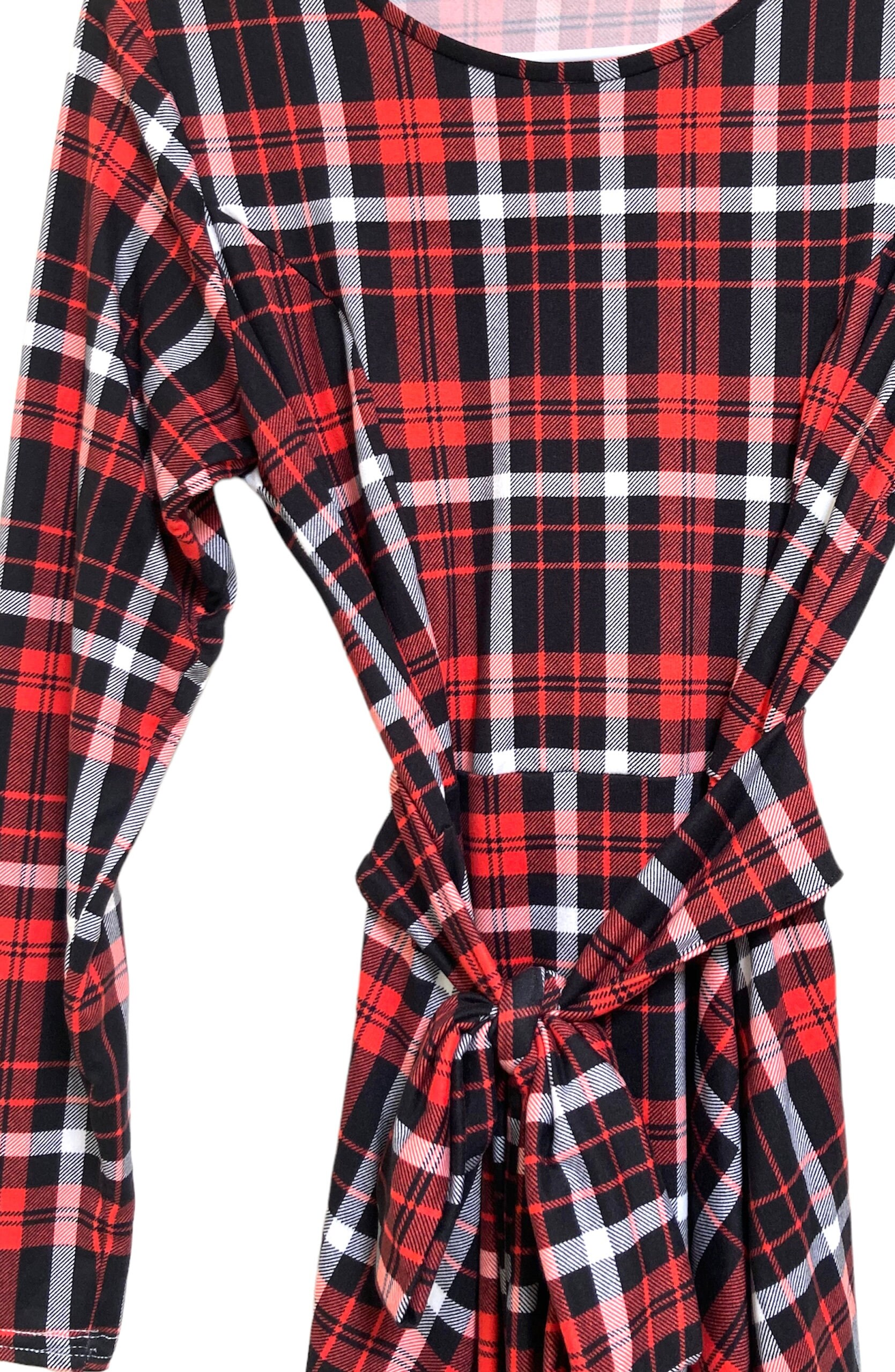 Simple A-line Plaid Dress - Etsy