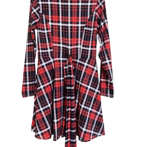 Simple A-line Plaid Dress - Etsy