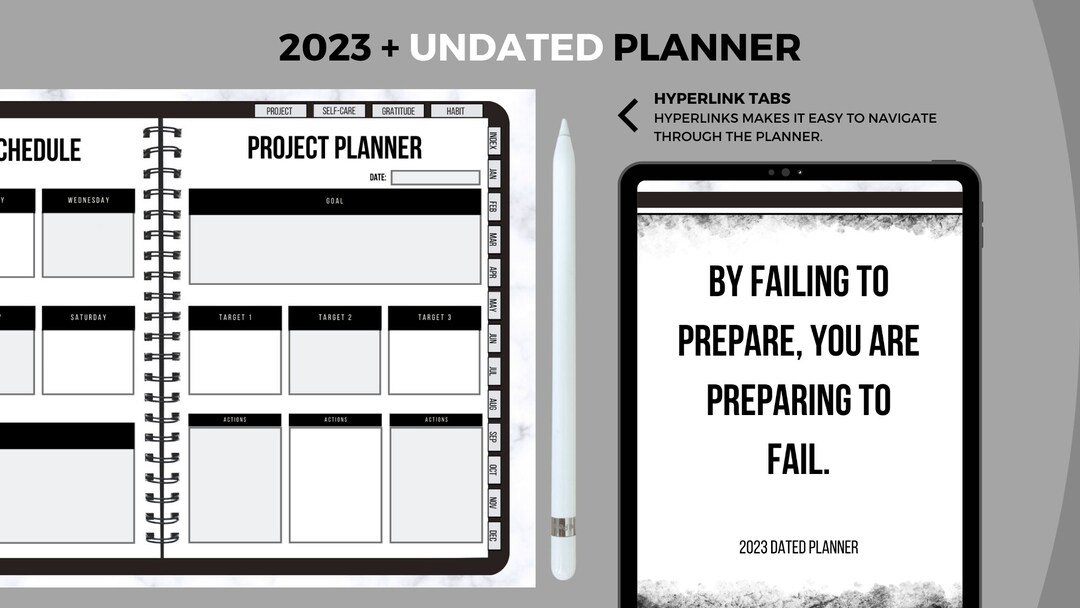 Digital Planner, 2023 Digital Planner, Goodnotes Planner, iPad Planner ...
