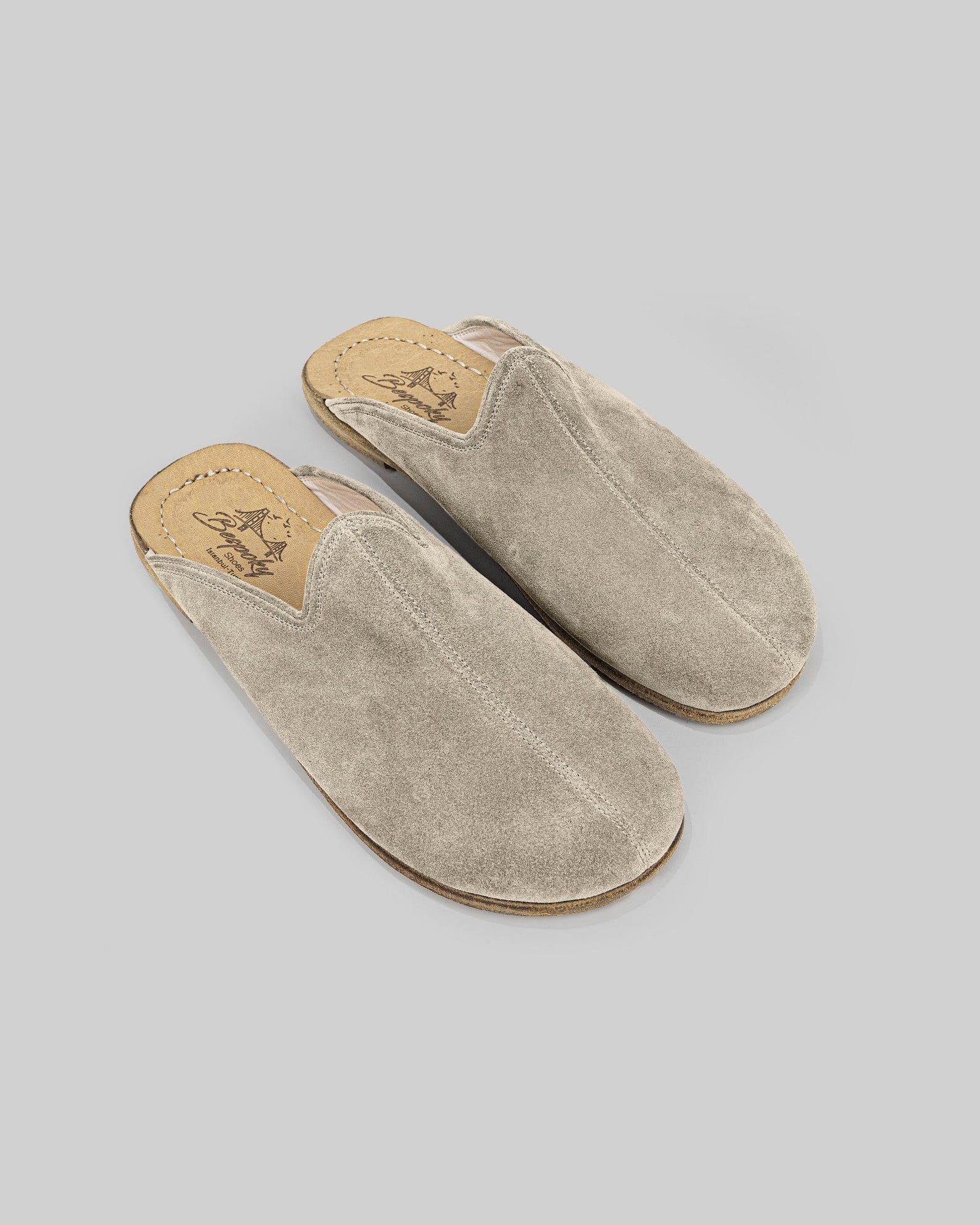 Buffalo Leather Men's Slippers - Wide Toe Box, Soft Wool Lining - Etsy
