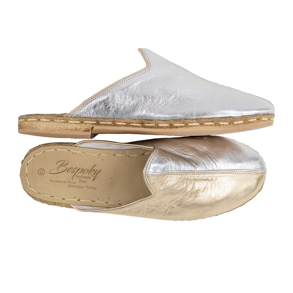 Gold Slippers - Etsy