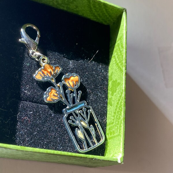 Poppy Charm - Etsy