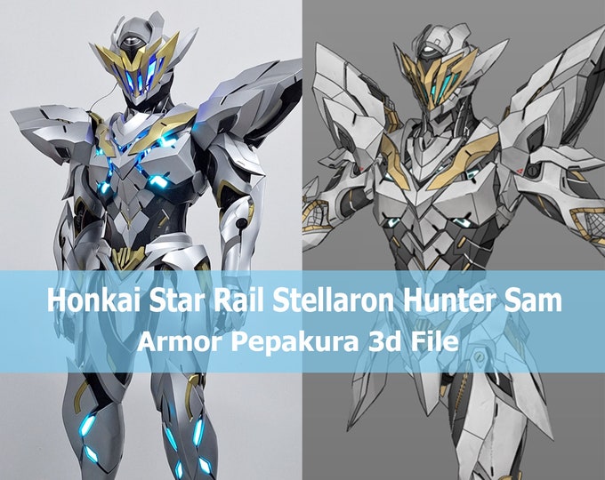 Zero Zone Zenless Von Lycaon Leg Armor Pepakura File/pdo/3d Model ...