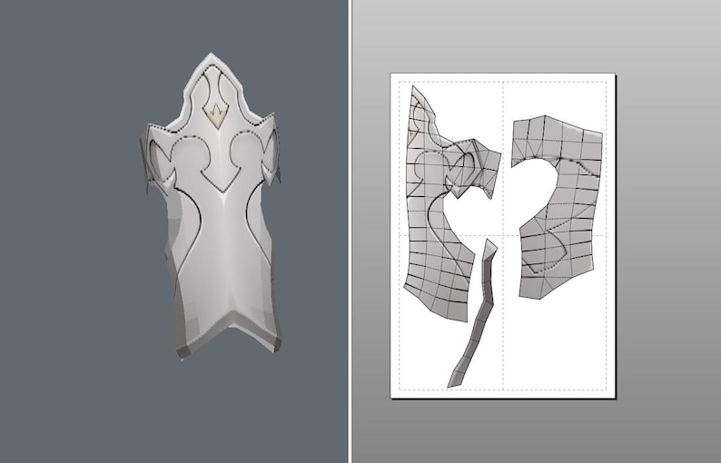 Honkai Star Rail Argenti Armor Pepakura File/pdo - Etsy