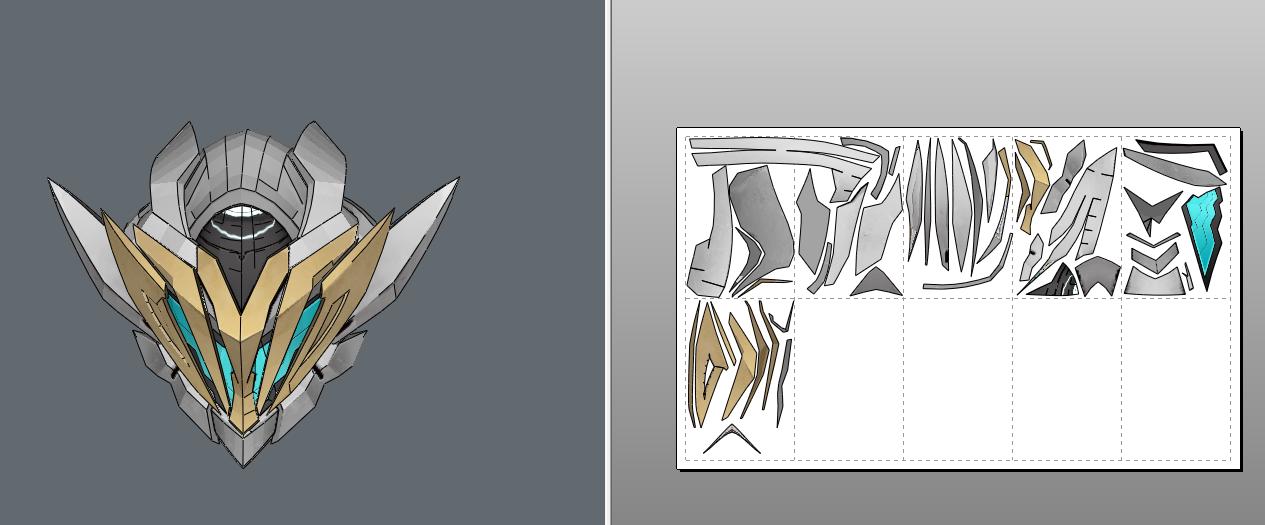 Honkai Star Rail Stellaron Hunter Sam Armor Pepakura File/pdo/eva Foam ...