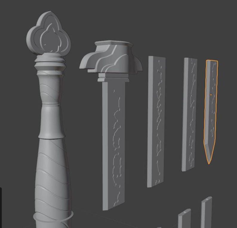 Kpop Demon Hunters Rumi Weapon Sword 3d Model STL - Etsy Australia