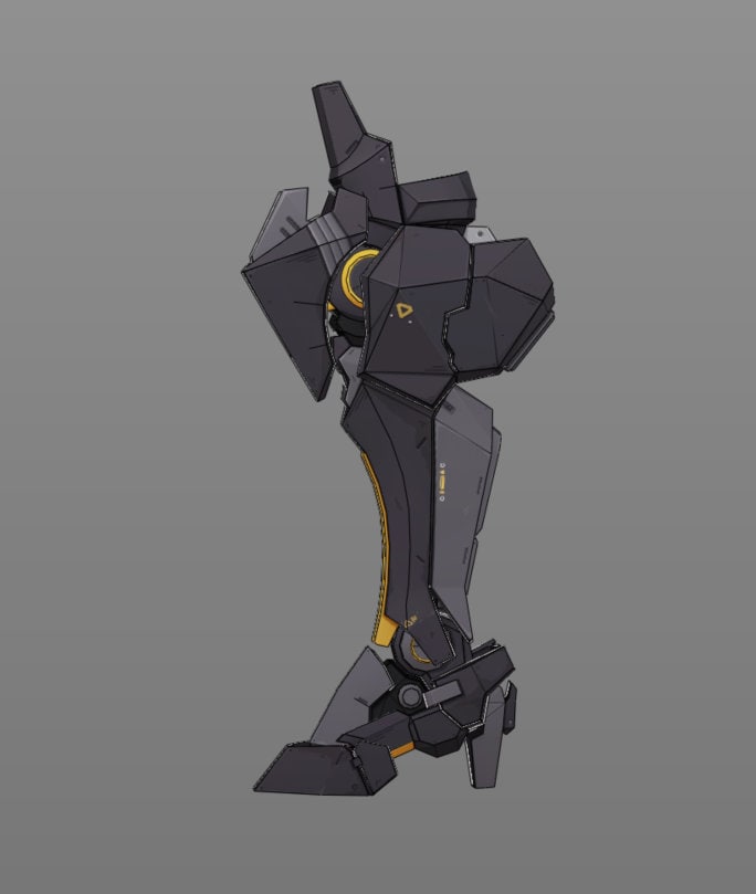 Zero Zone Zenless Von Lycaon Leg Armor Pepakura File/pdo/3d Model - Etsy