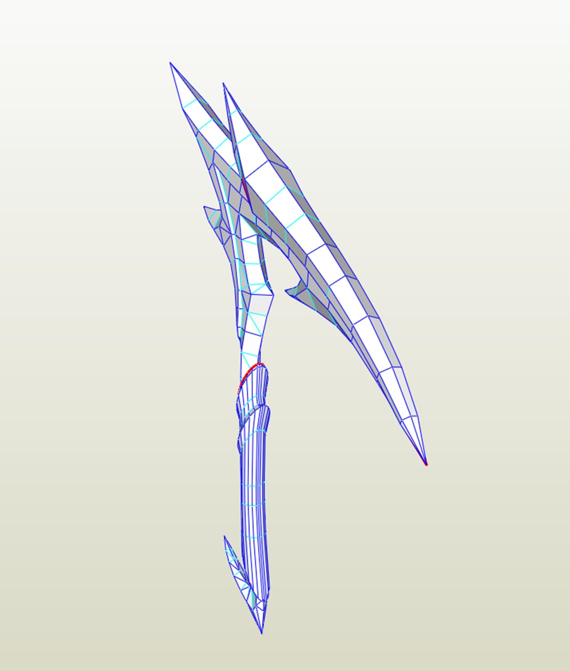 League of Legends K/DA Akali Cosplay Weapon Pepakura File the Baddest ...