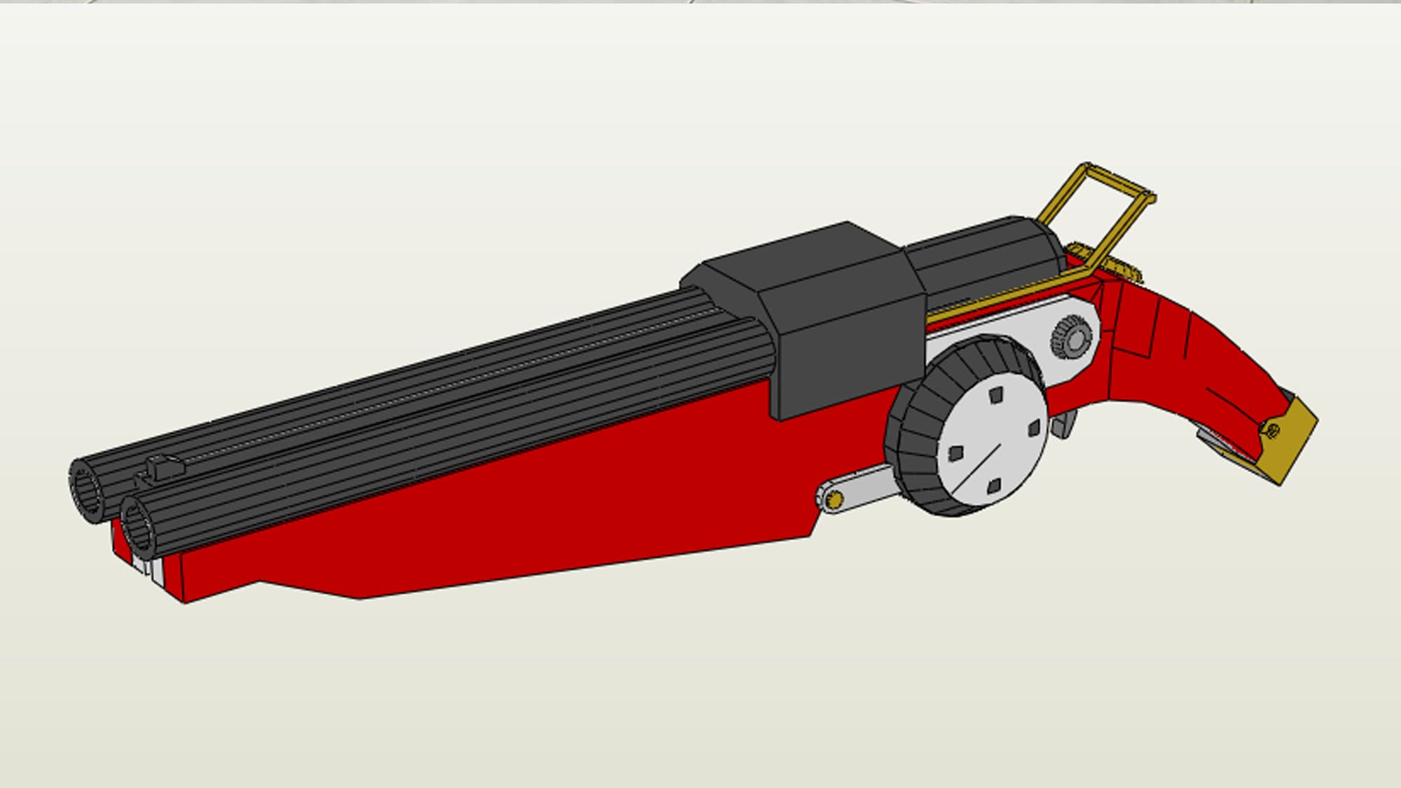 Kabaneri of the Iron Fortress Mumei Gun Pepakura PDO File - Etsy
