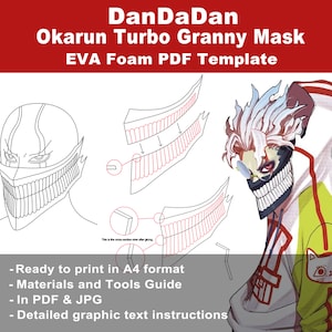 Dandadan Okarun Ken Takakura Mask - Etsy
