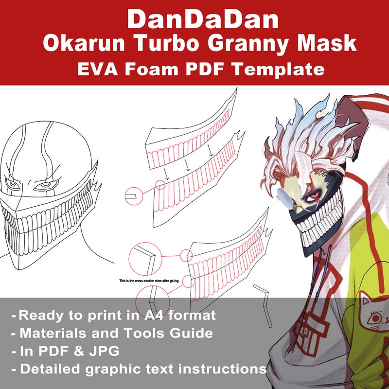 Dandadan Mask - Etsy