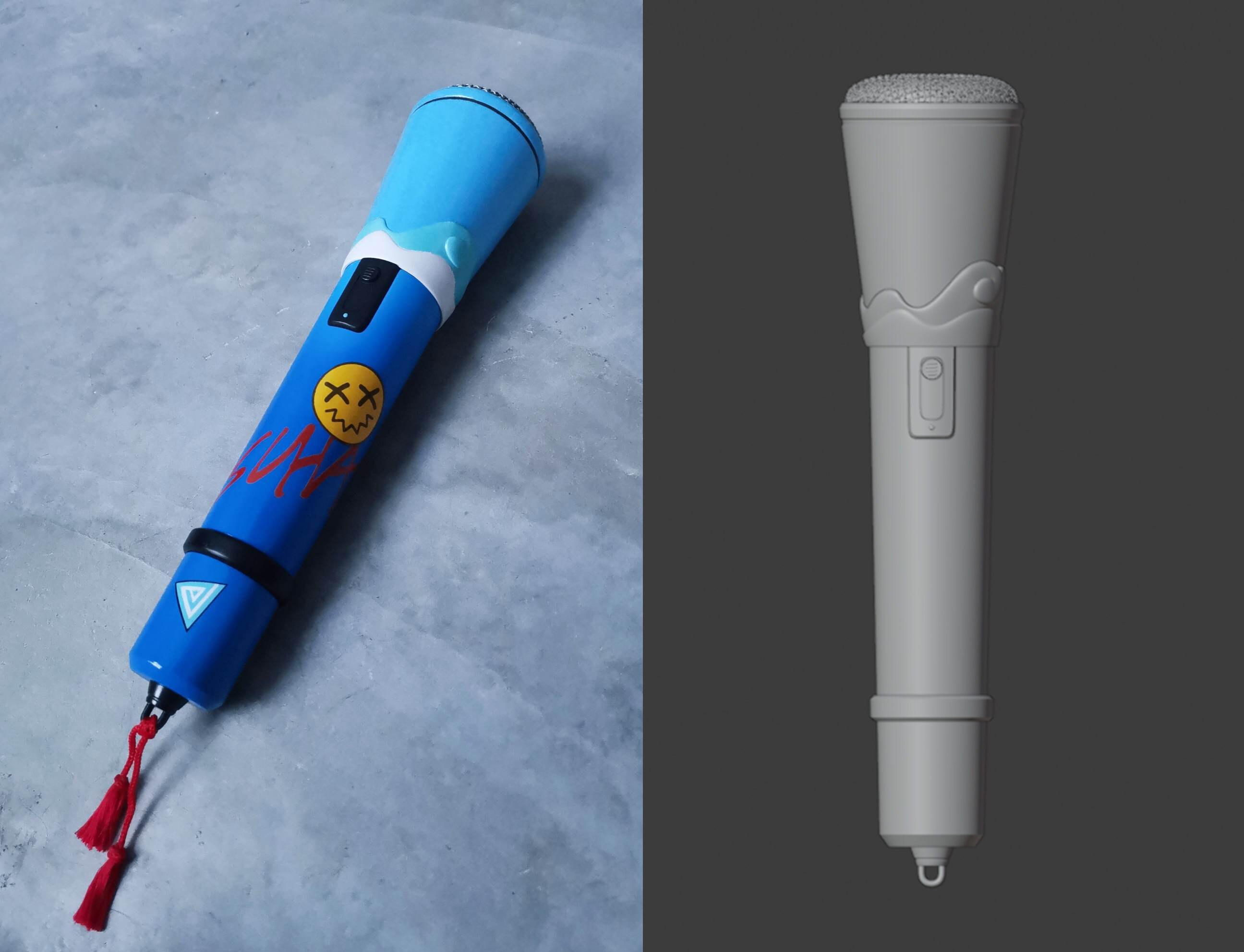 Vtuber NIJISANJI KR Min Suha Microphone 3d Model/3d Print/stl - Etsy
