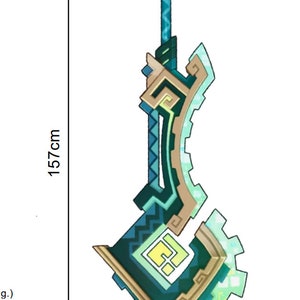 Genshin Impact Kinich Weapon Fang of the Mountain King EVA Foam ...