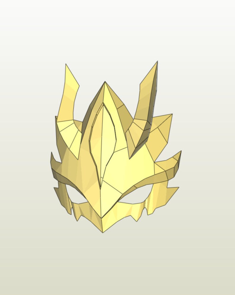 FGO Prince of Lanling Mask Pepakura File/pdo - Etsy
